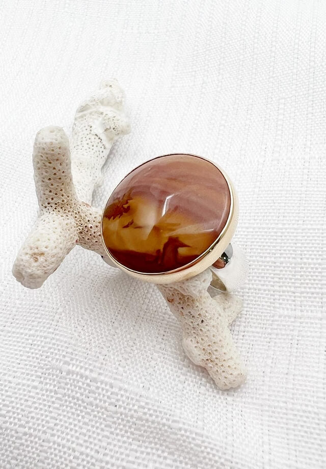 Red Falcon Jasper Ring Size 9.25 – Bobbie Marie Jewelry